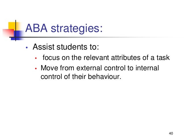 ABA BASIC CONCEPT