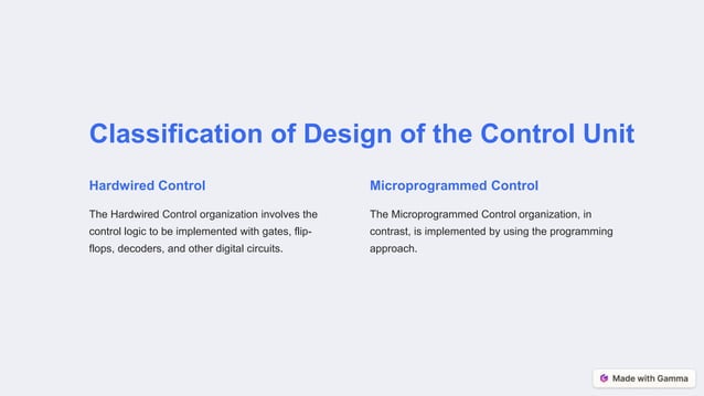 Basic Concepts of Control (Digital Logic Fundamentals) | PPT