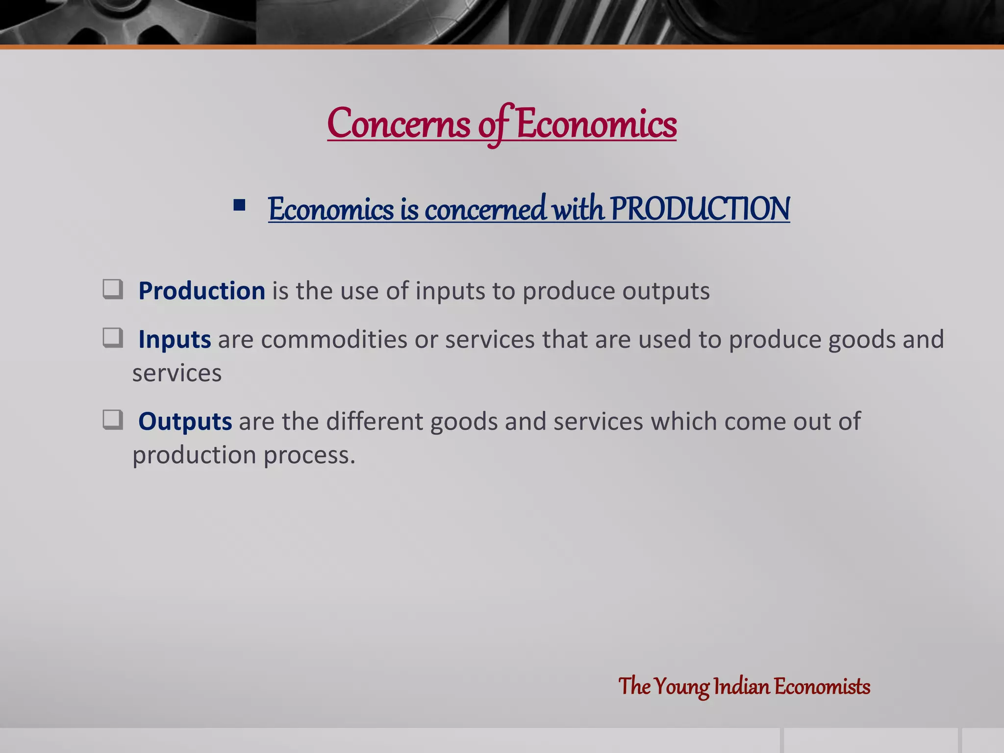 Basic concepts of economics | PPTX