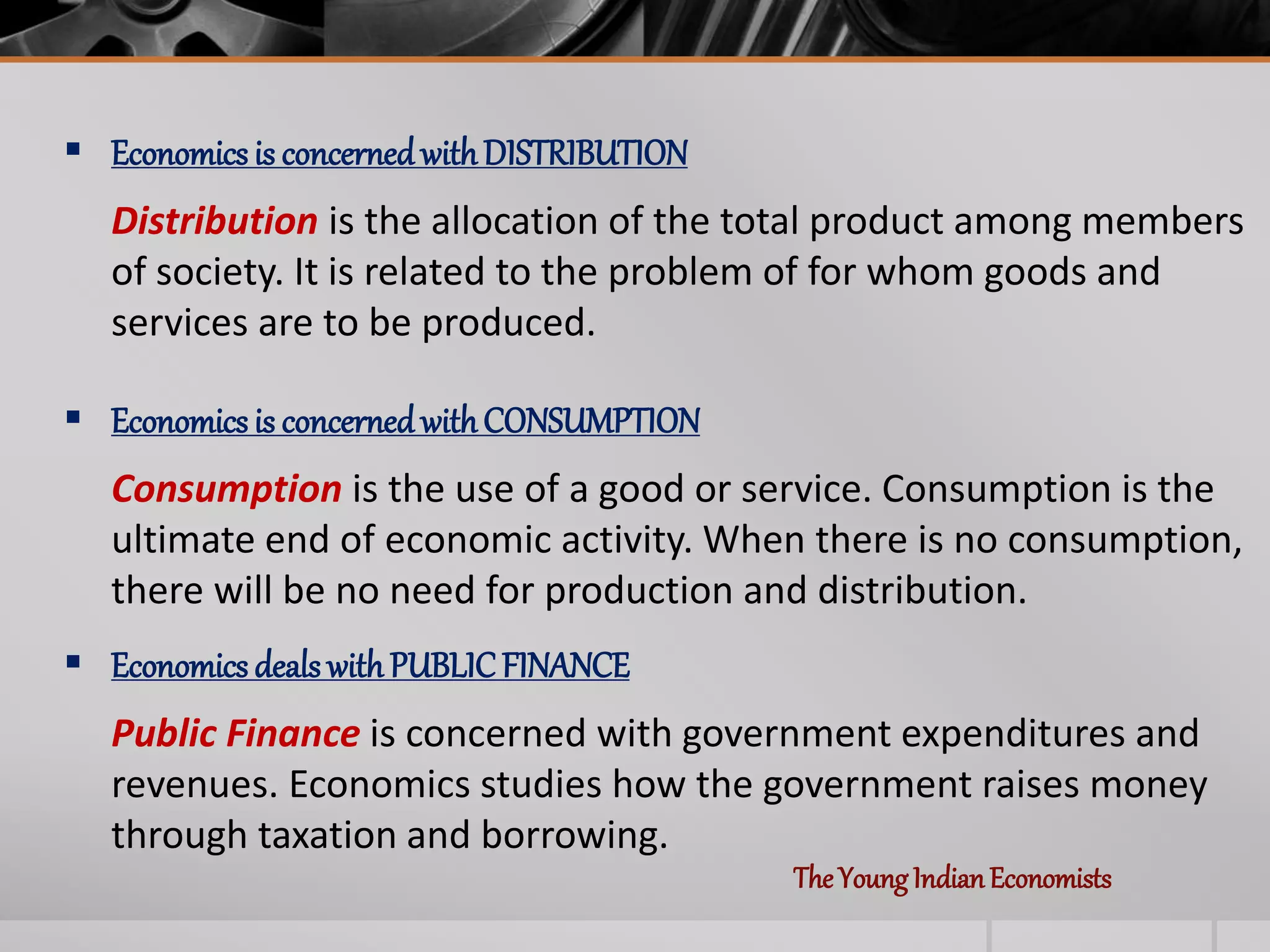 Basic concepts of economics | PPTX