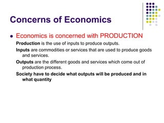 Basic Concepts Of Economics | PPTX