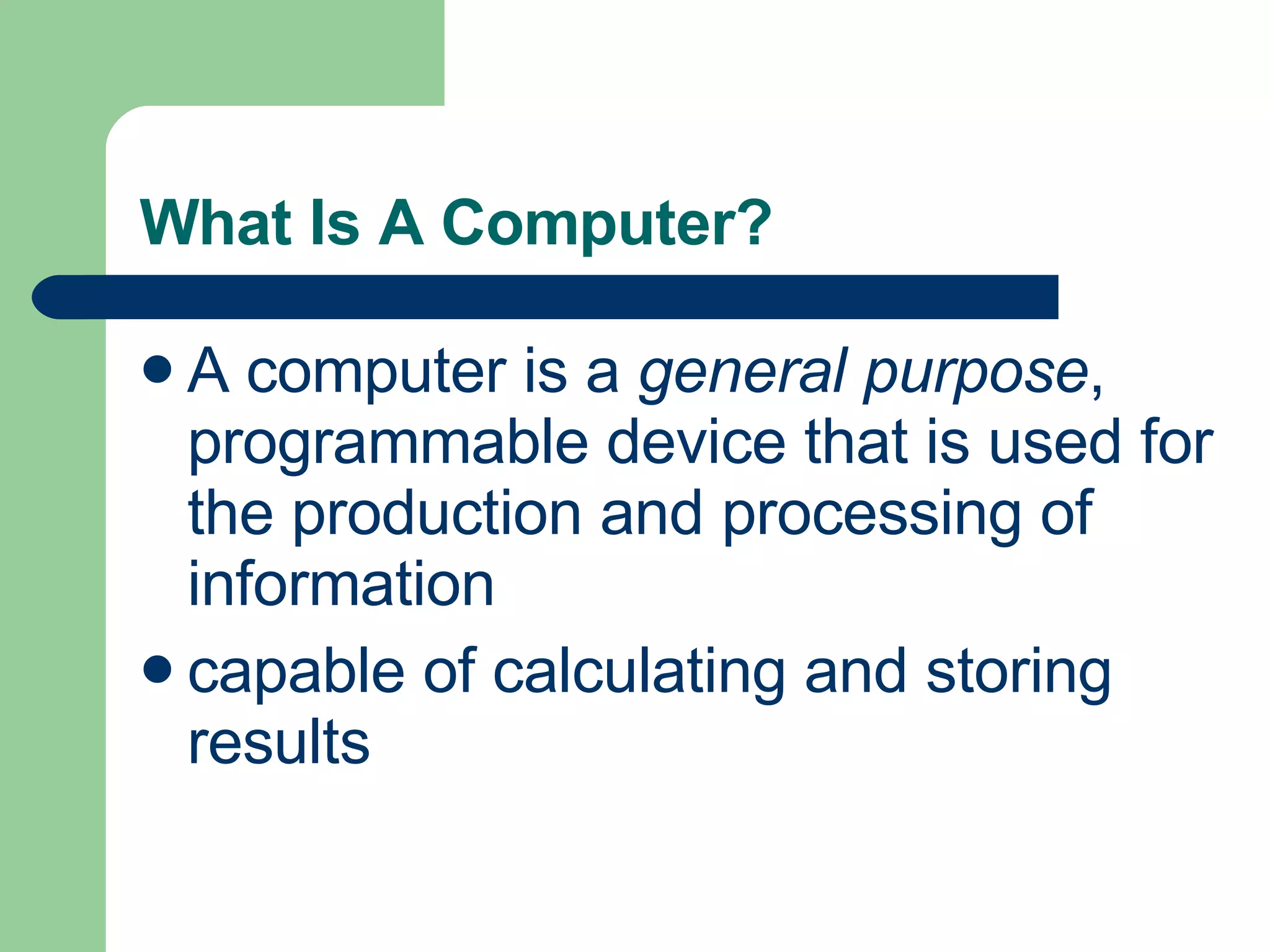 Basic Concepts Of Information Technology (It) | PPT
