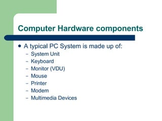 Basic Concepts Of Information Technology (It) | PPT