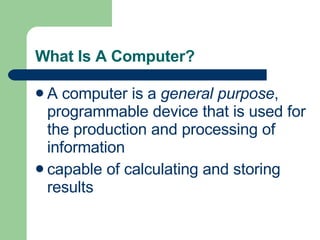 Basic Concepts Of Information Technology (It) | PPT