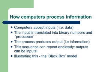 Basic Concepts Of Information Technology (It) | PPT