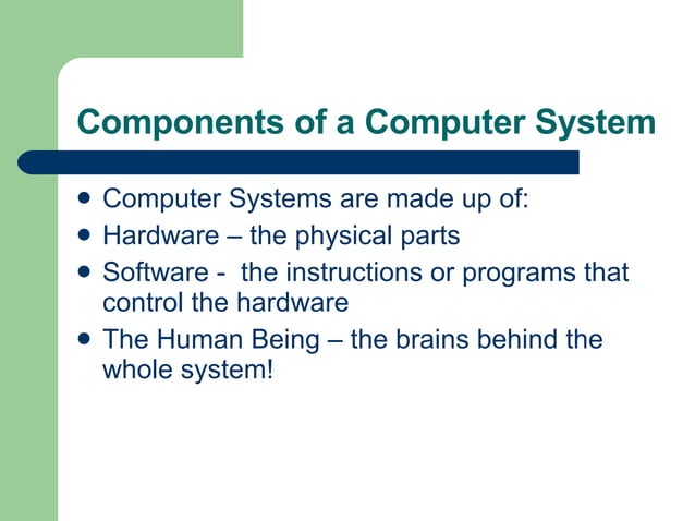 Basic Concepts Of Information Technology (It) | PPT