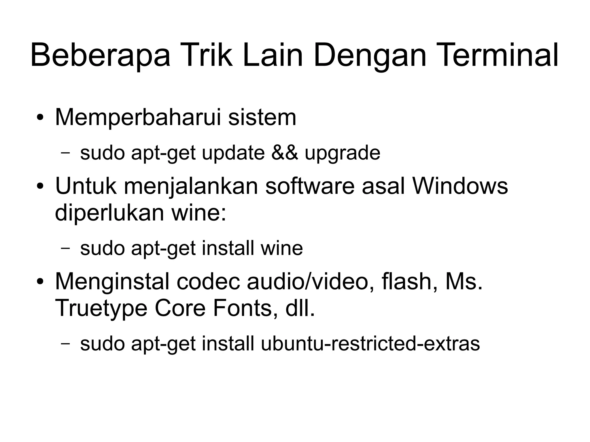 Basic Software Configuration in Ubuntu Linux | PDF