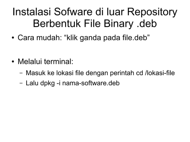 Basic Software Configuration in Ubuntu Linux | PDF