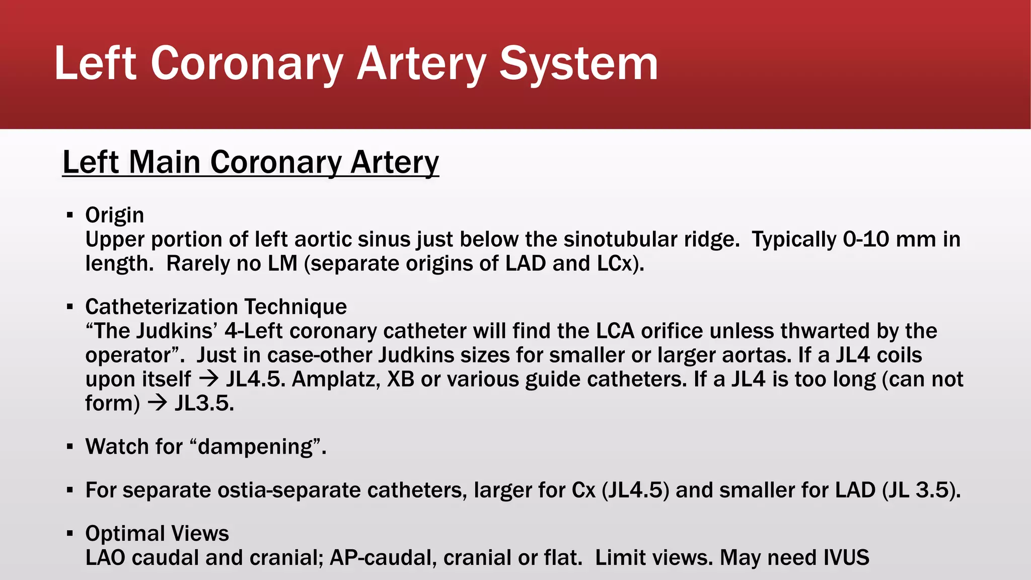 Basic Coronary Angiography All Slides Pdf