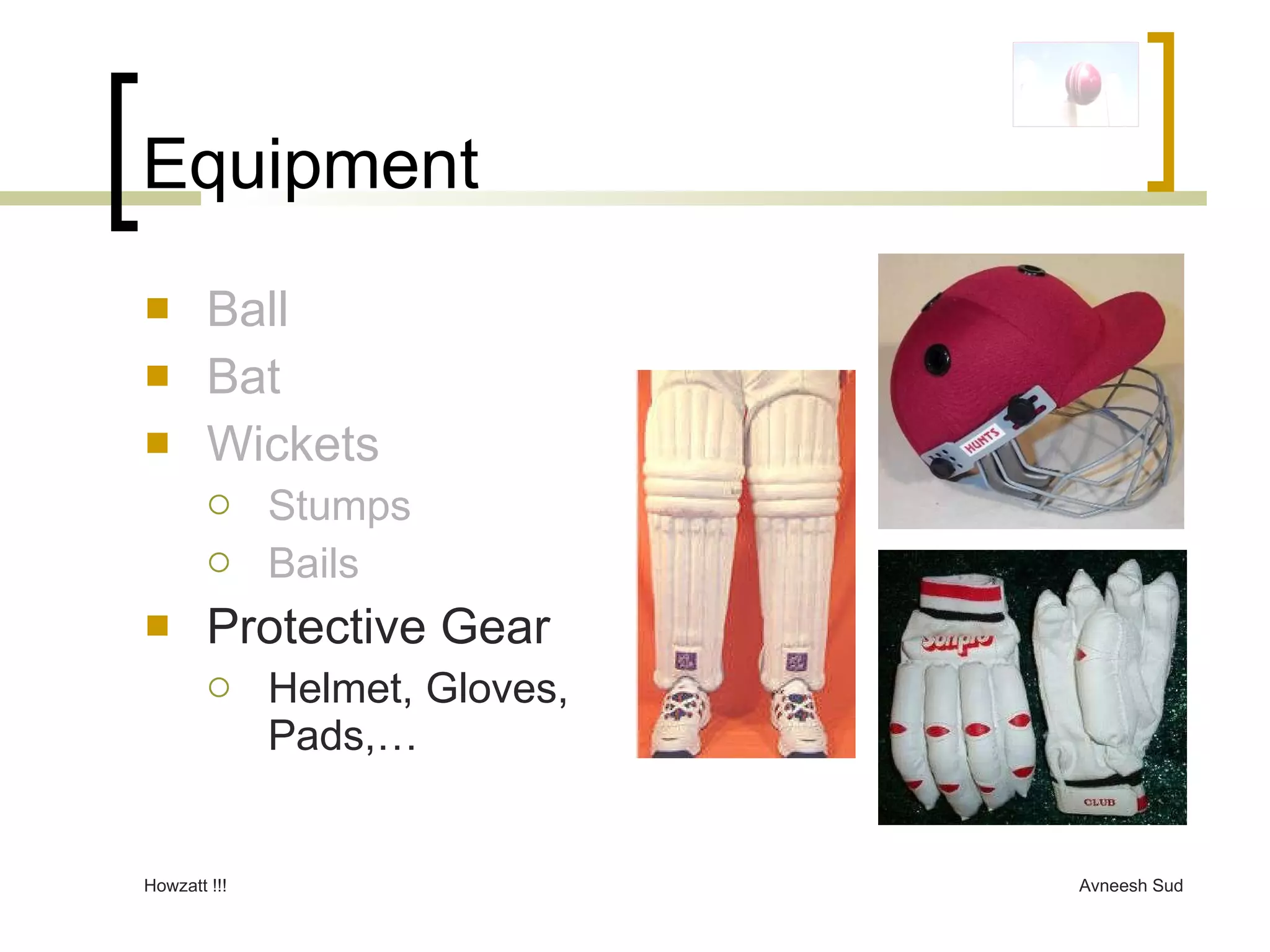 Basic Cricket Rules | PPT