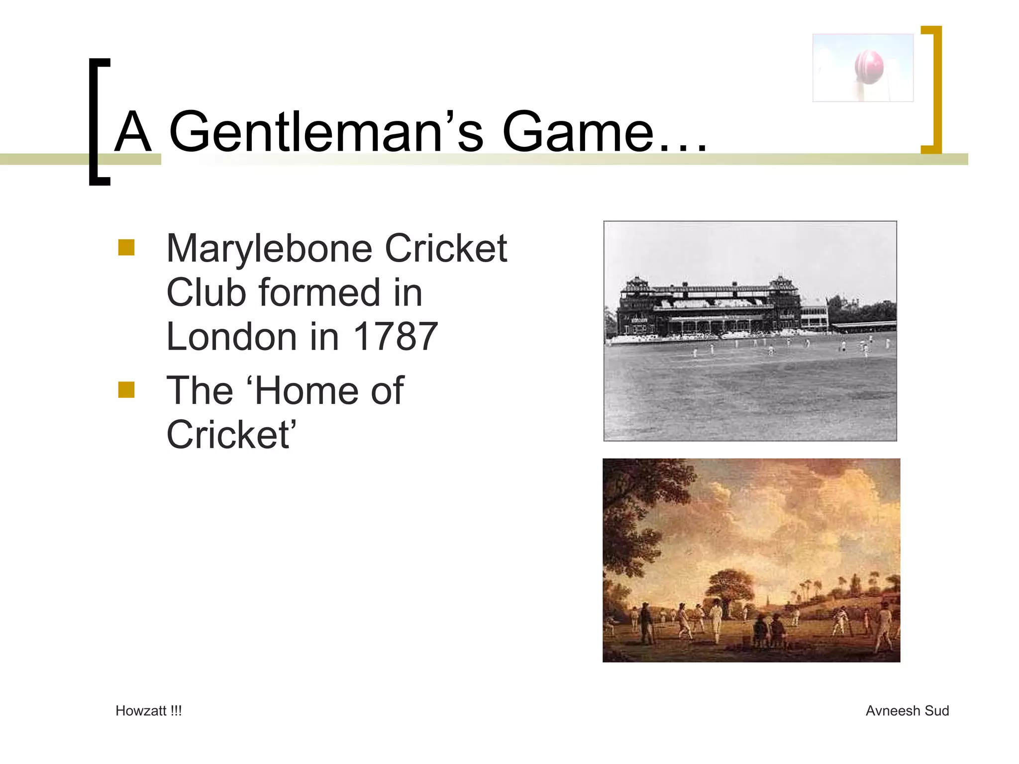 Basic Cricket Rules | PPT