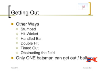Basic Cricket Rules | PPT