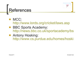Basic Cricket Rules | PPT