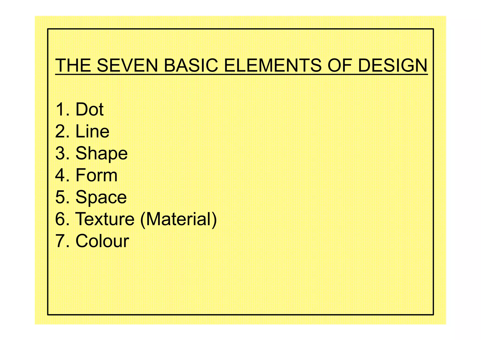 Basic Elements of Design by Adeeba Afreen | PDF