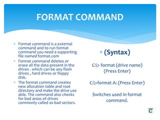 Basic dos-commands | PPTX