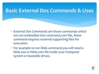 Basic dos-commands | PPTX