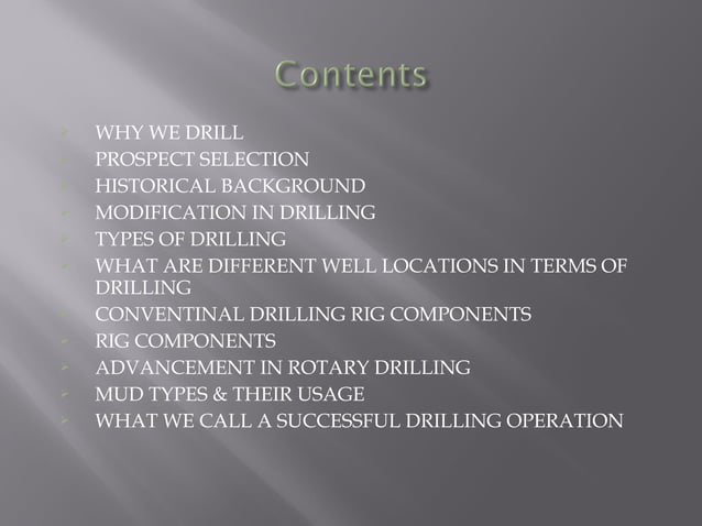 Basic drilling engineering | PPT | Geology | Science