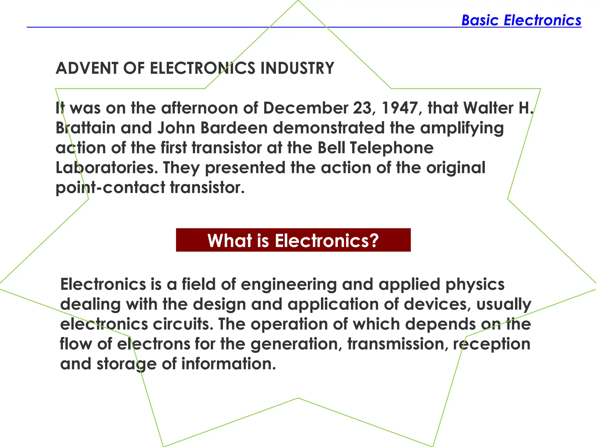 BASIC-ELECTRONICS.pdf fundamentals of mechatronics | PPT