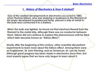 BASIC-ELECTRONICS.pdf fundamentals of mechatronics | PPT