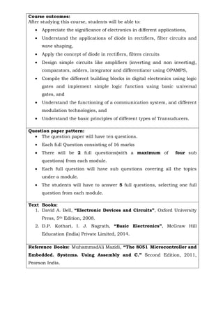 Basic electronics | PDF