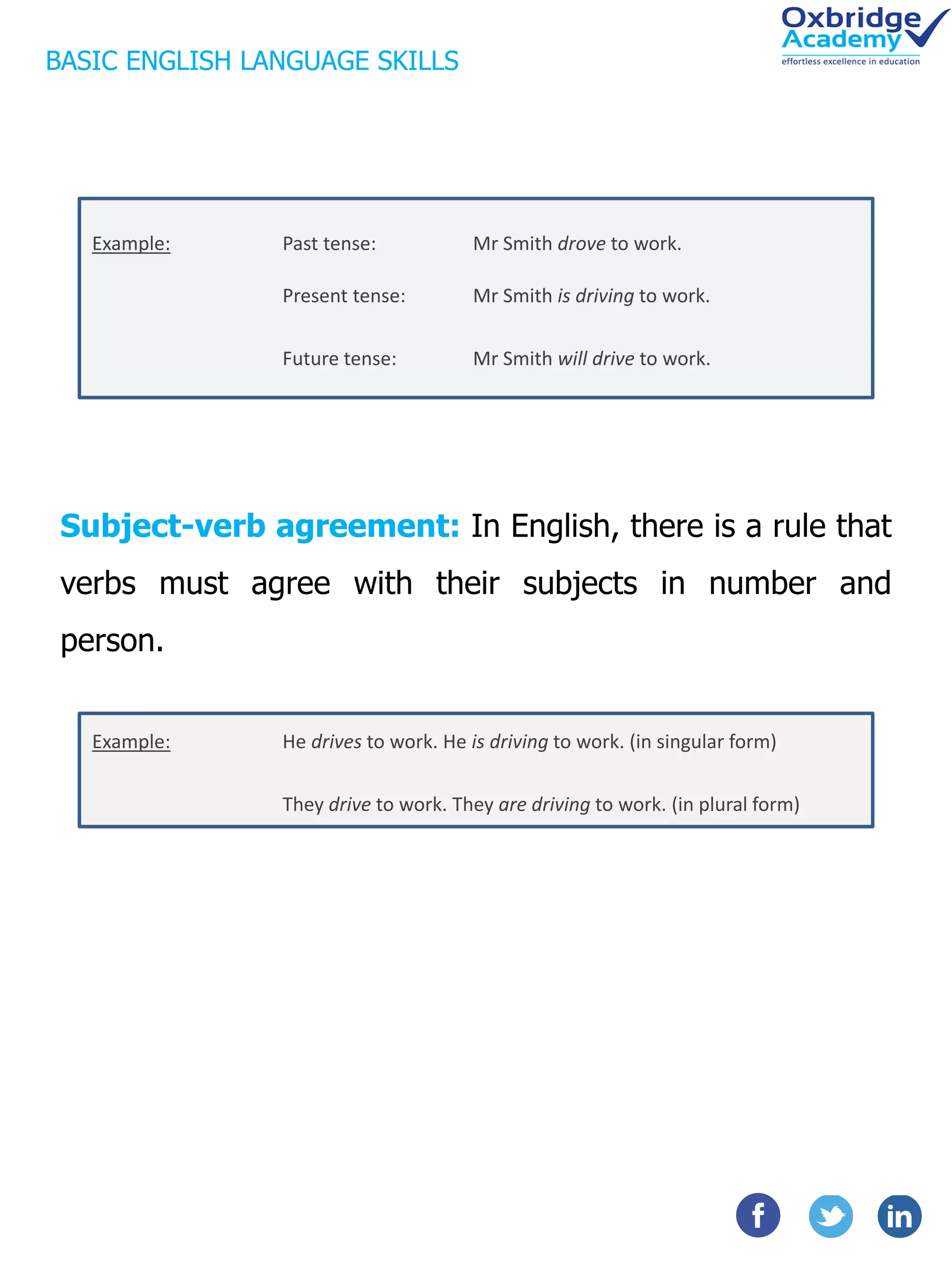 Basic English Language Skills (E-Book) | PDF