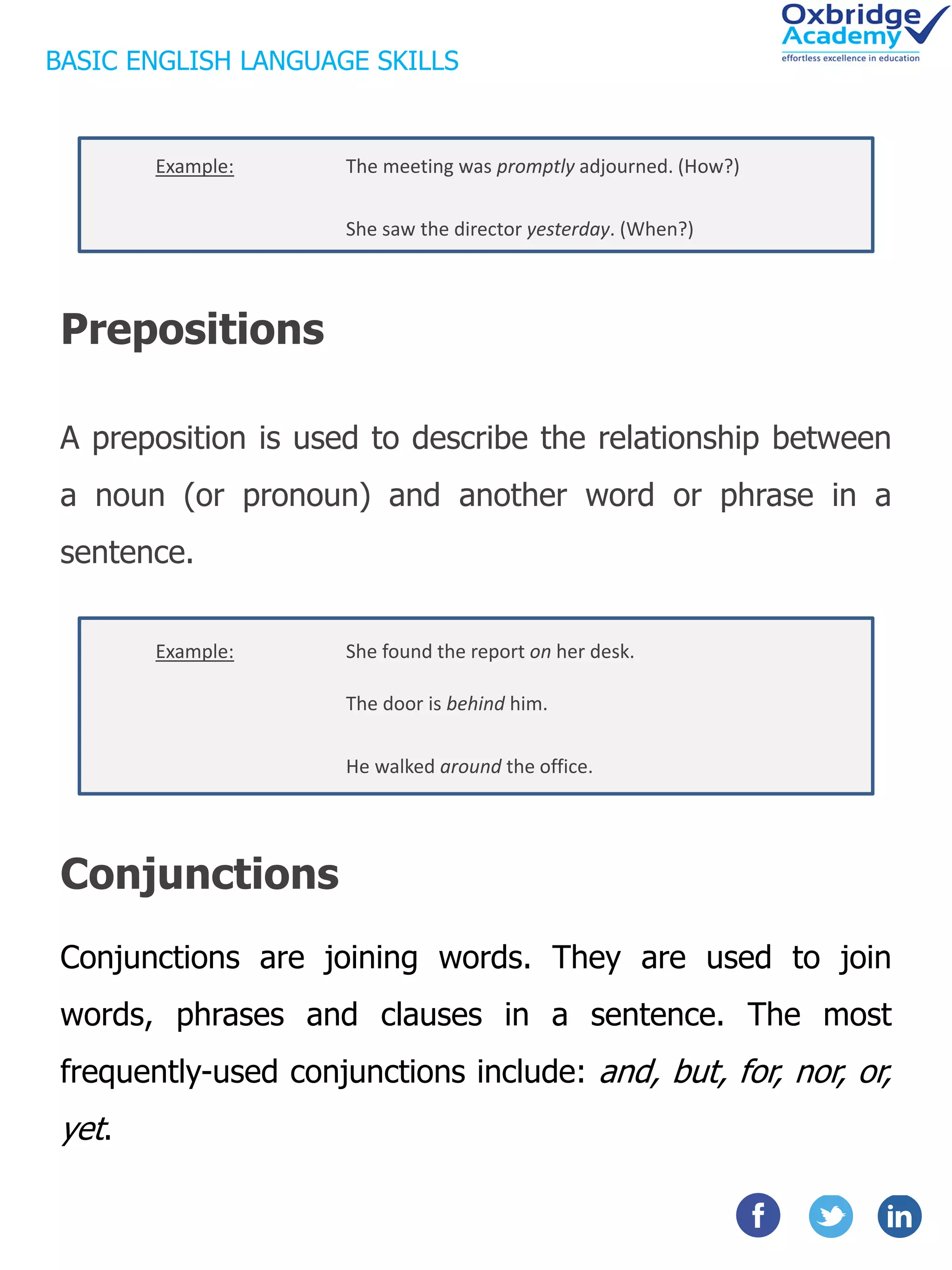 Basic English Language Skills (E-Book) | PDF