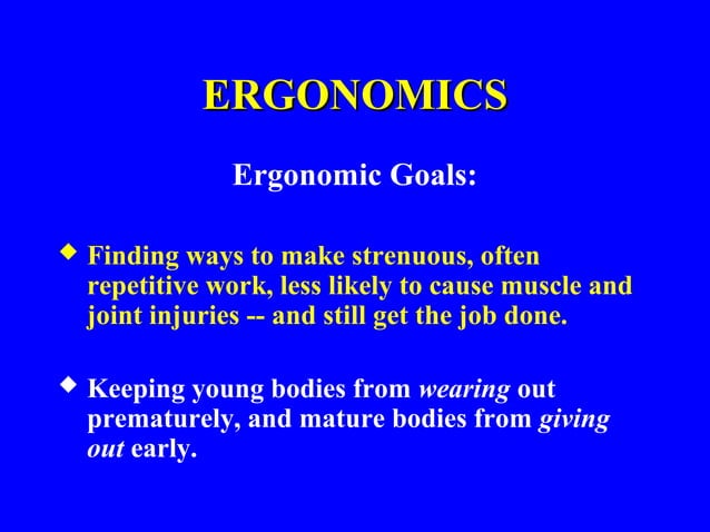Basic ergo | PPT