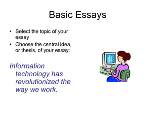 Basic Essay Style | PPT