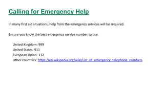 Basics Of CPR | PPTX | First Aid | Injuries