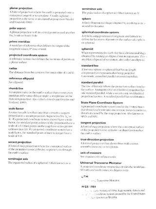 Basic GIS theory on map projections | PPT