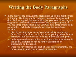 Basic Guide To Writing An Essay[1] | PPT