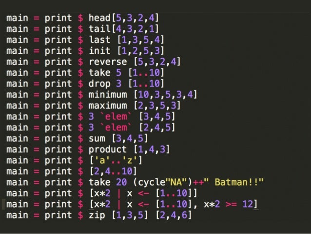 Haskell functional programming - foliover