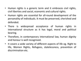 Basic human-rights-unit-1 | PPTX
