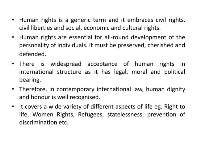 Basic human-rights-unit-1 | PPTX