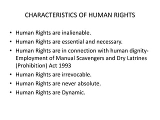 Basic human-rights-unit-1 | PPTX