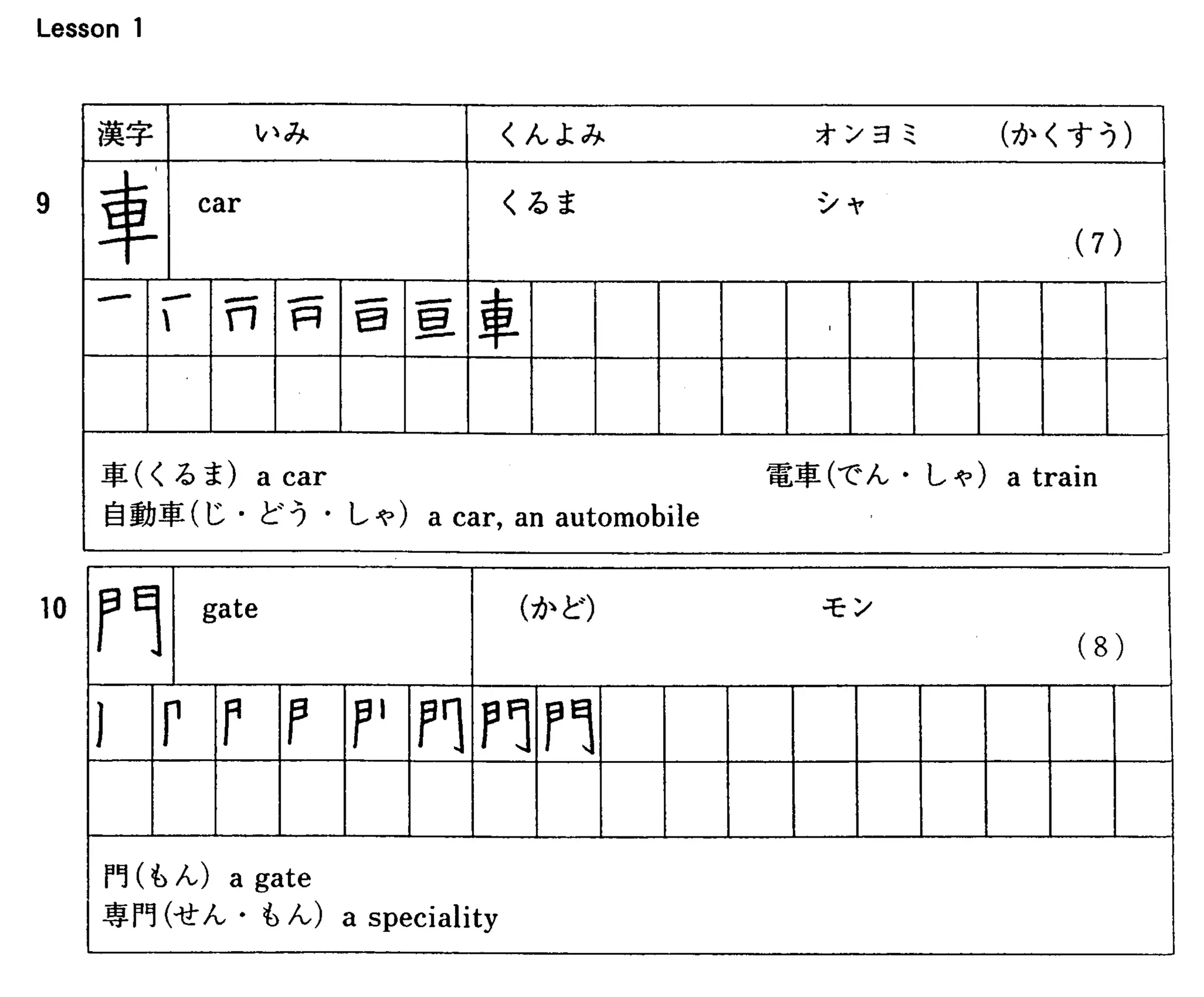 Basic Kanji Vol.1 | PDF