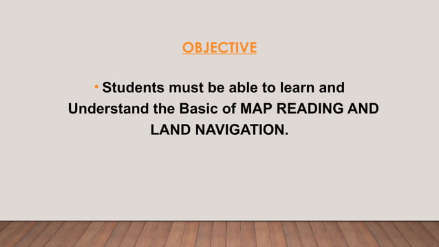 BASIC-MAP-READING-AND-LAND-NAVIGATION.pptx | Geography | Science