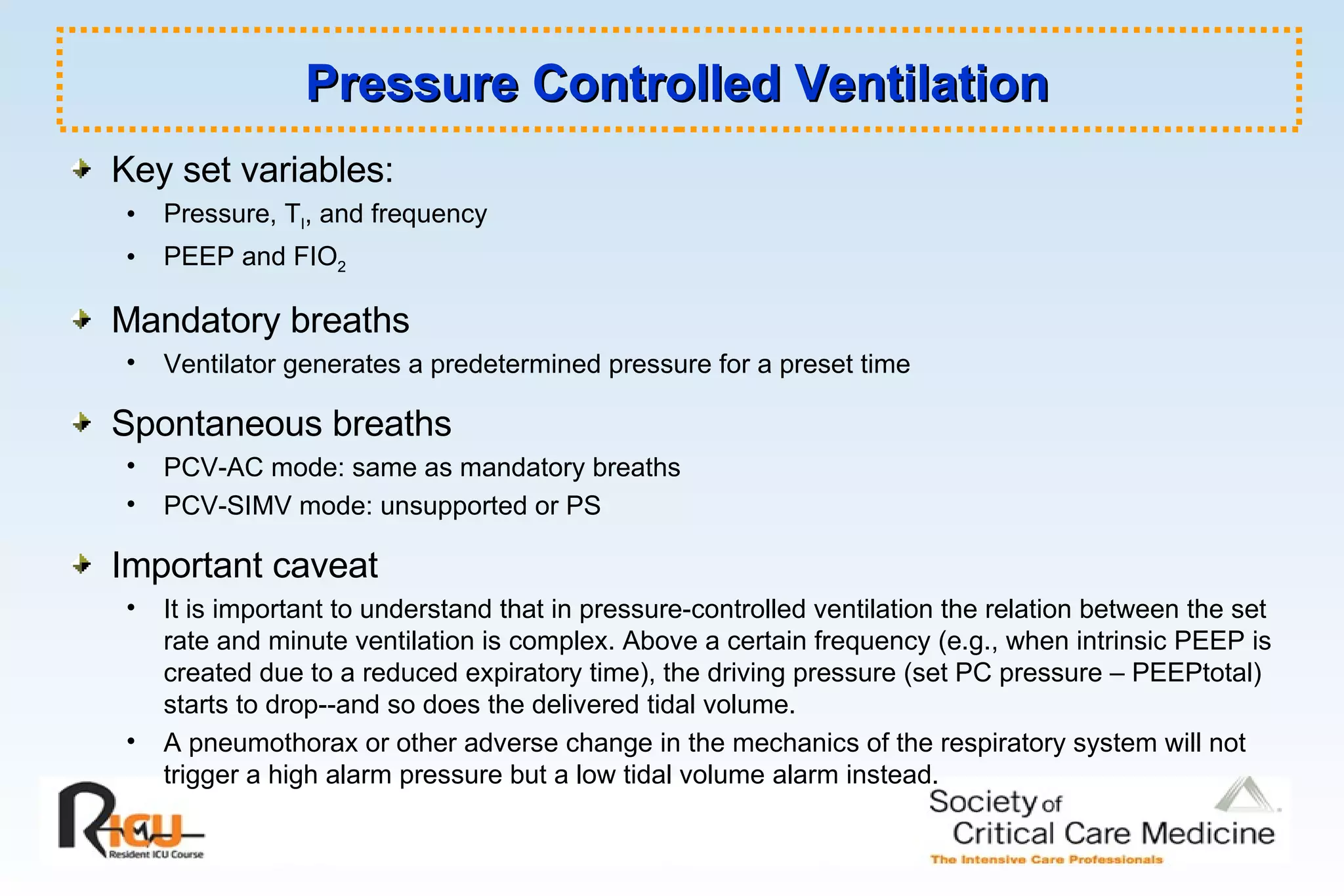 Basic Mechanical Ventilation | PPT