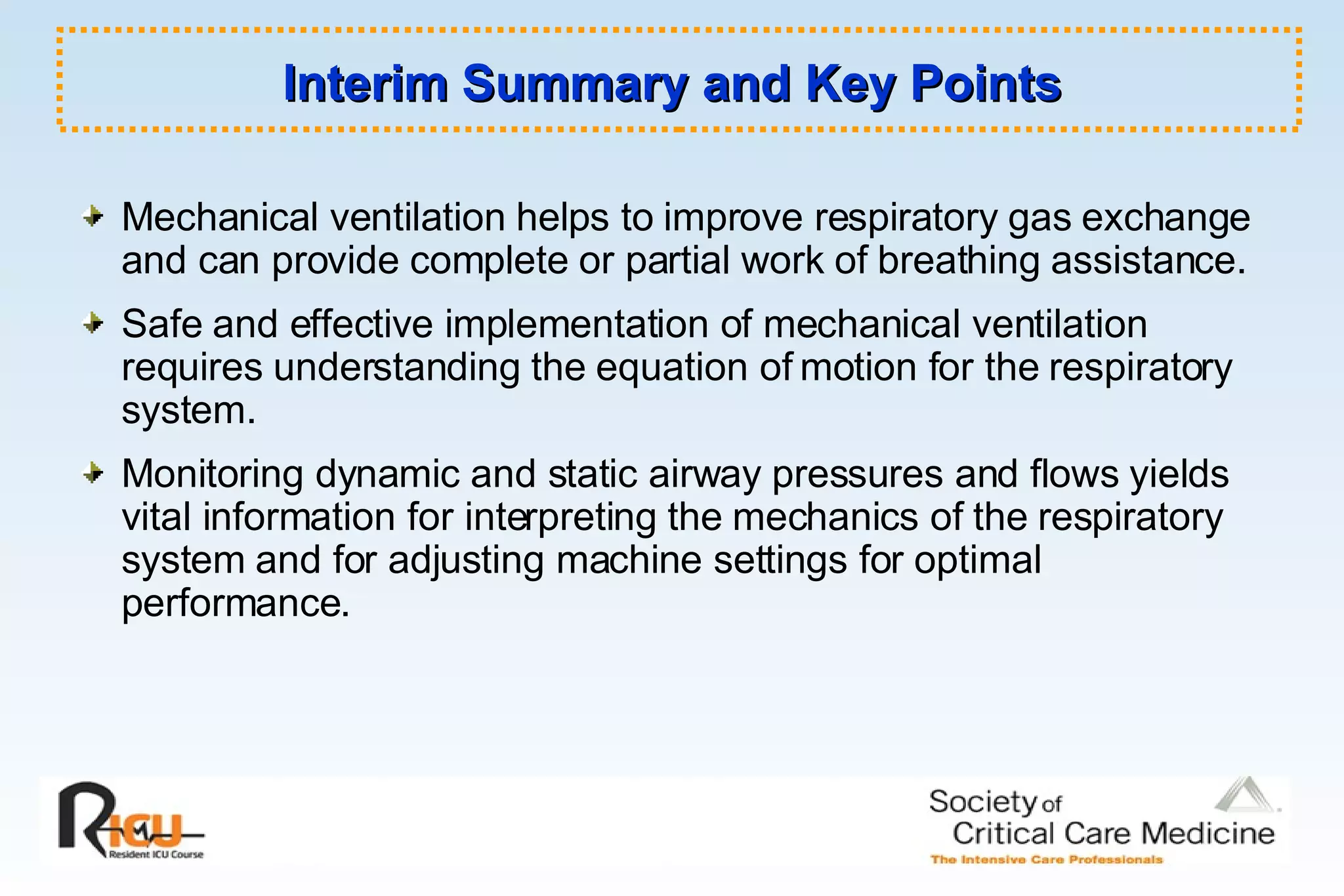 Basic Mechanical Ventilation | PPT