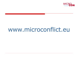 Basic Microcon Presentation | PPT | War and Conflicts