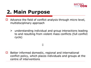 Basic Microcon Presentation | PPT | War and Conflicts
