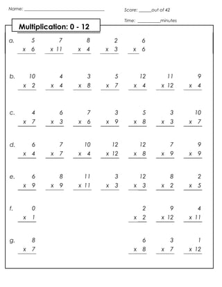 Basic multiply-drill-0-12 | DOC