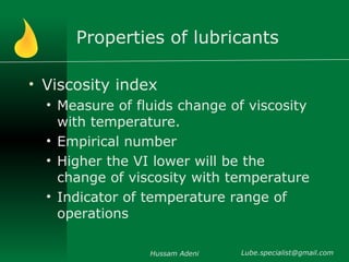 Basic of-lubricants-lubrication dr. jawahar | PPT