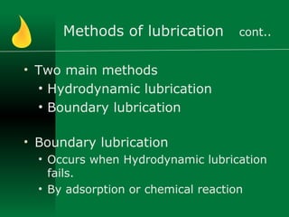 Basic of-lubricants-lubrication dr. jawahar | PPT