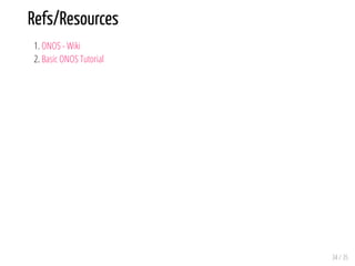 Basic onos-tutorial | PPT