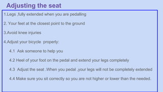 Basic operations with your bicycle | PDF | Cycling | Sports