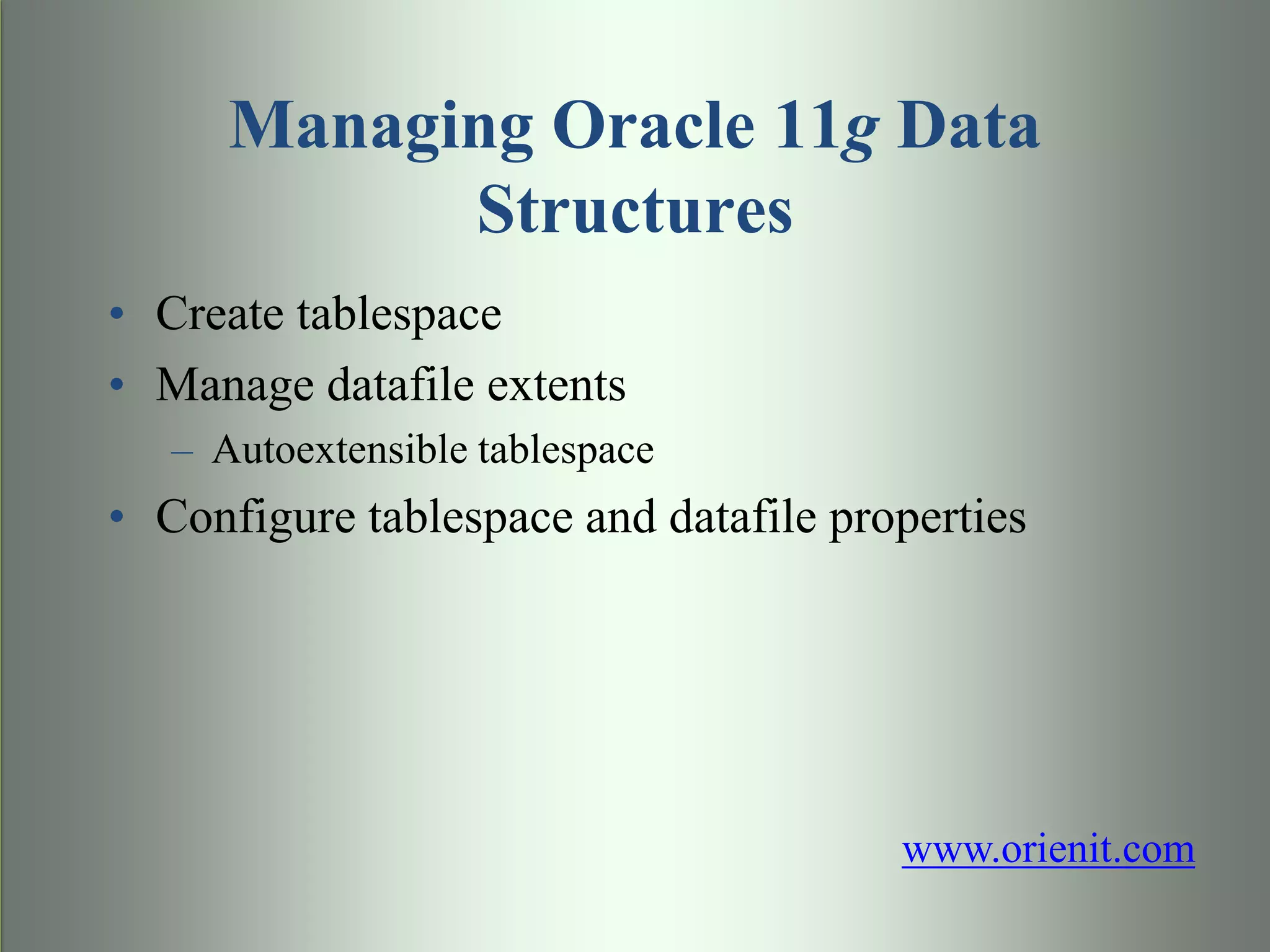Basic oracle-database-administration | PPTX