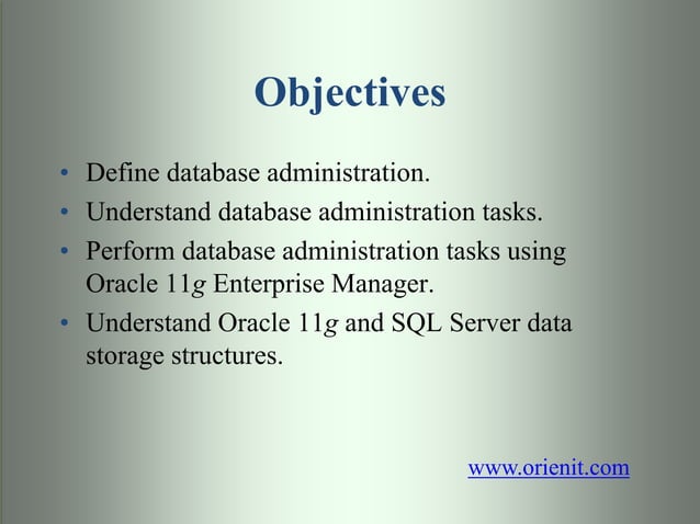 Basic oracle-database-administration | PPTX