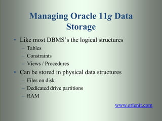 Basic oracle-database-administration | PPTX