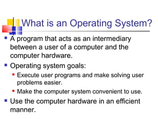 Basic os-concepts | PPT | Operating Systems | Computer Software and Applications